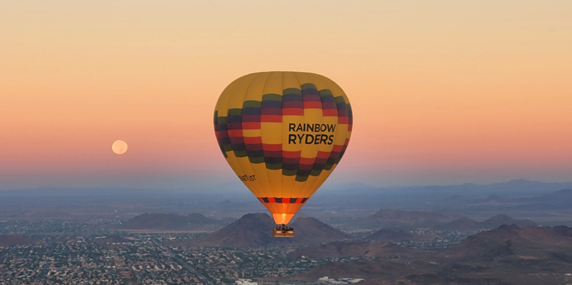 Sunset Hot Air Balloon Flights Rainbow Ryders